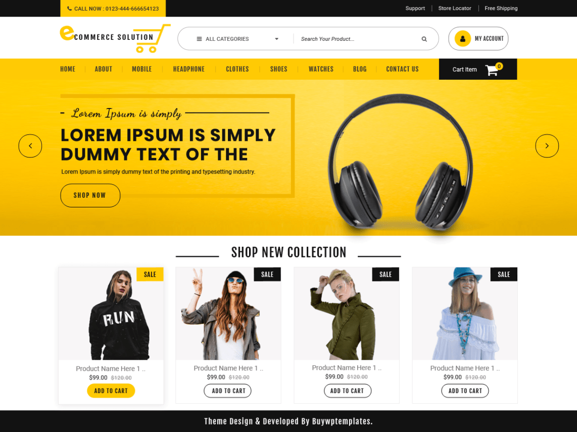 Ecommerce Solution WordPress Theme 2024