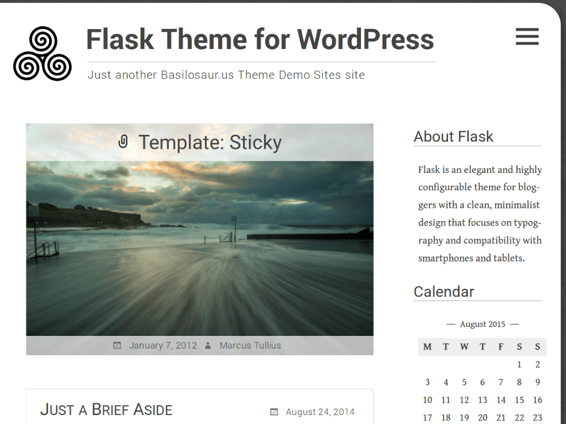 Flask - WordPress Theme | 2024
